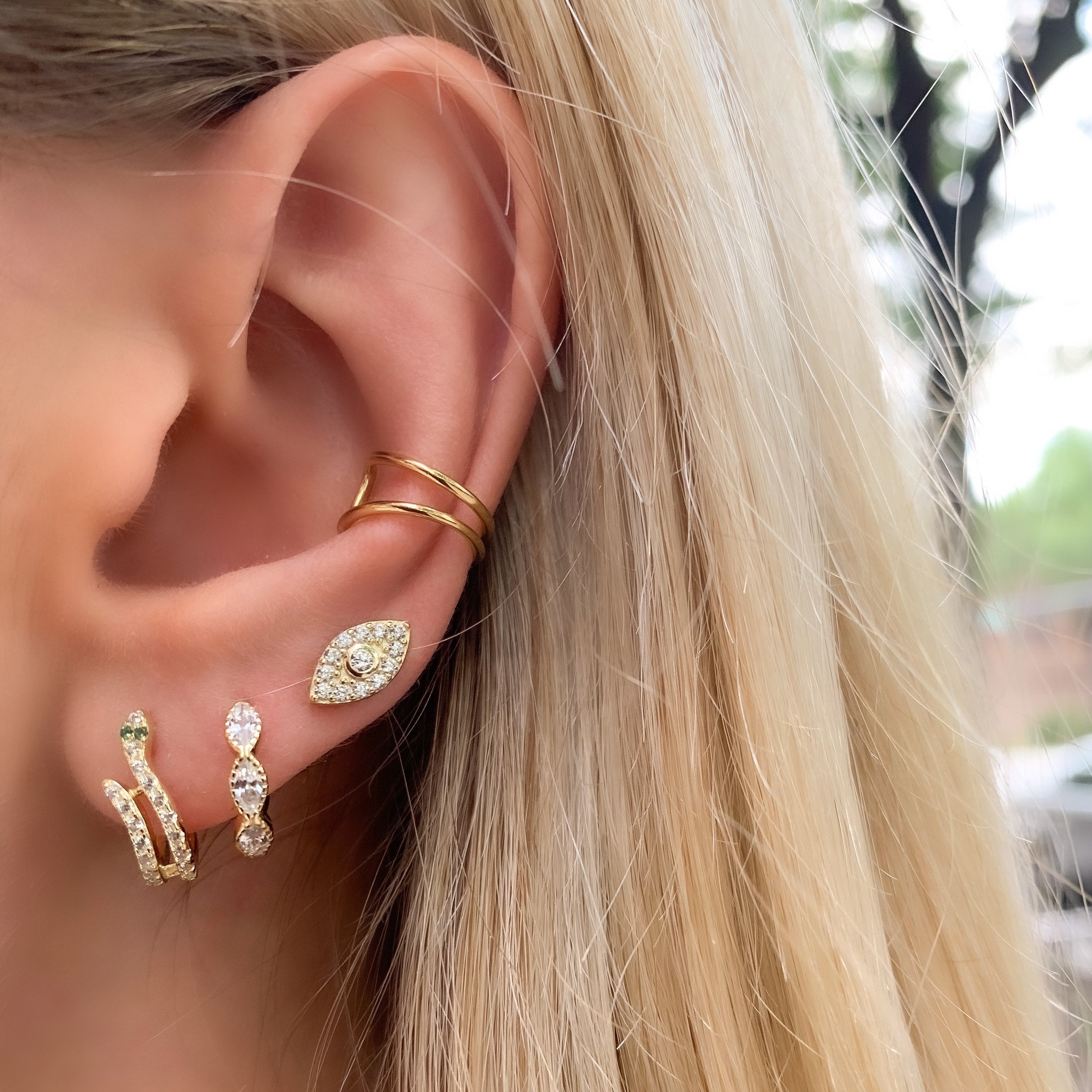 Shop Fashion Forward Silver & Gold Earrings | Alexandra Marks Jewelry ...