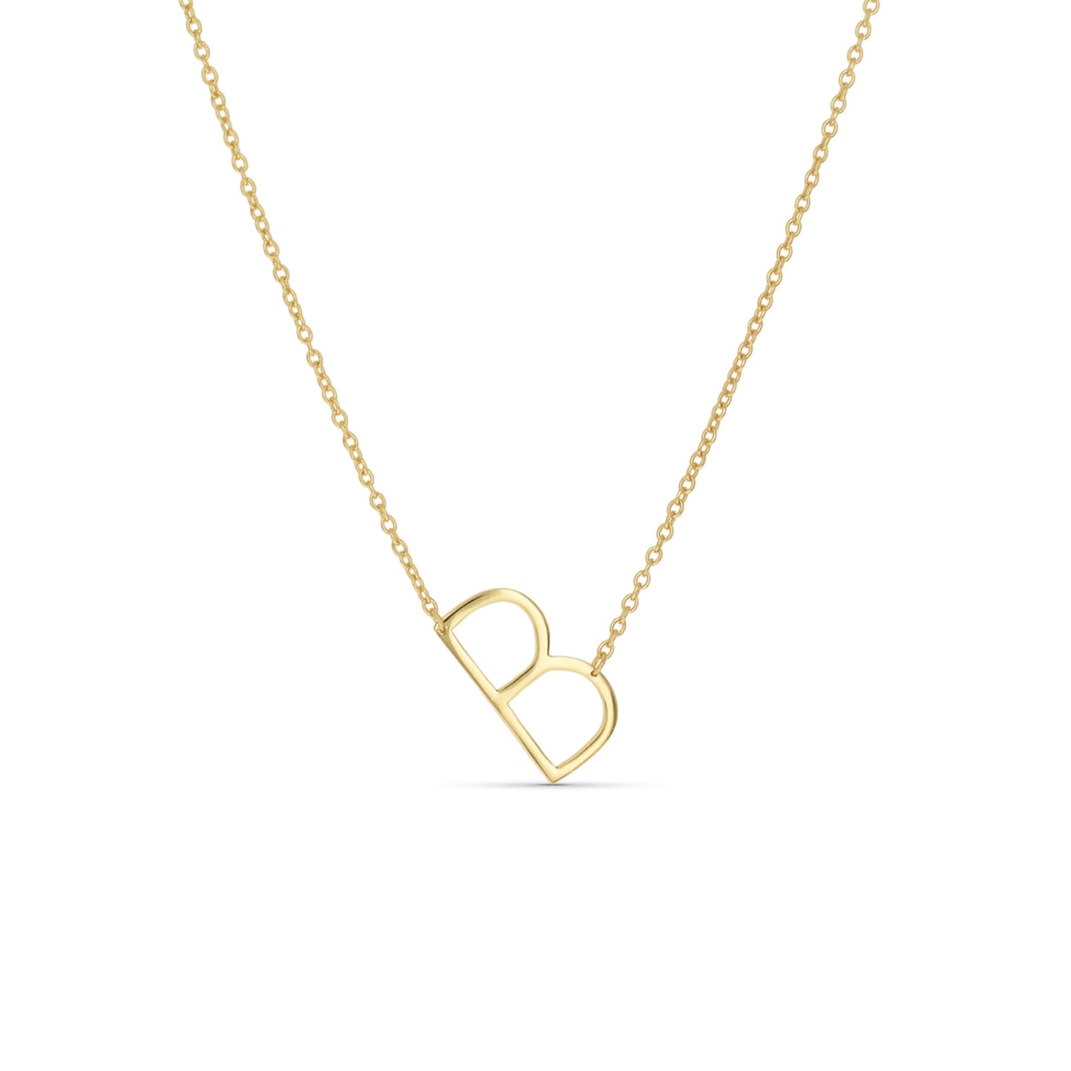 Personalized Letter B Initial Necklace | Alexandra Marks Jewelry