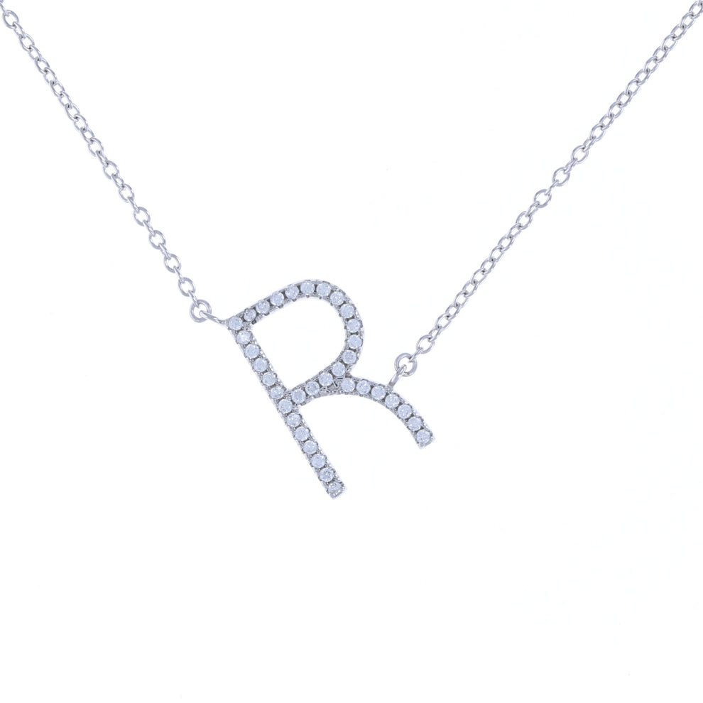 Personalized Letter R Initial Necklace - Alexandra Marks – Alexandra ...