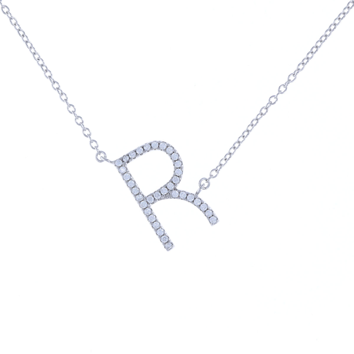 Personalized Letter R Initial Necklace - Alexandra Marks – Alexandra ...