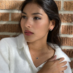 Dainty Onyx Gemstone Necklace | Alexandra Marks Jewelry